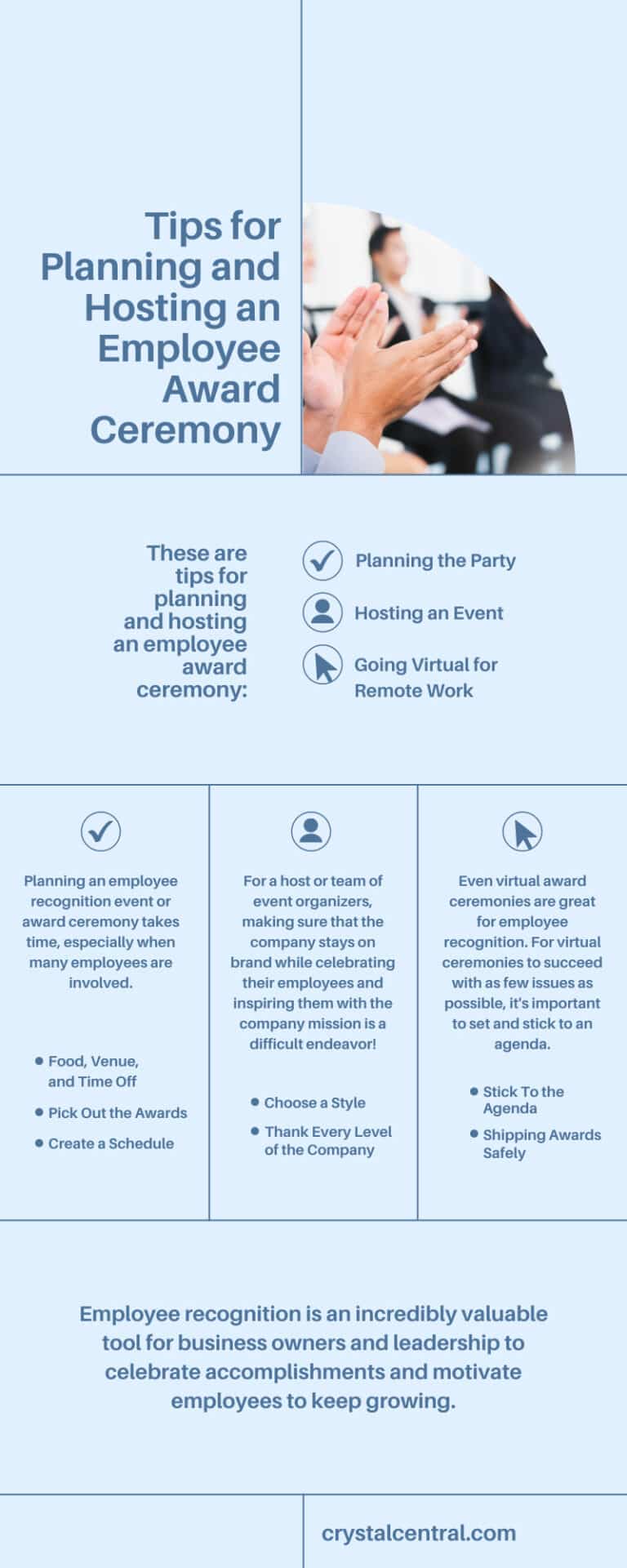 Tips for Planning and Hosting an Employee Award Ceremony