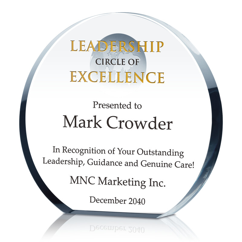 Crystal Globe Leadership Circle of Excellence Award