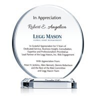 Circle Service Recognition Plaques