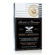 Military Promotion Gift Plaques
