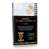 Marine Corps Retirement Plaque