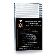 Navy Retirement Plaque