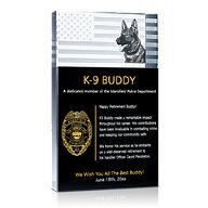 K9 Police Retirement Plaque – Personalized Crystal Gift