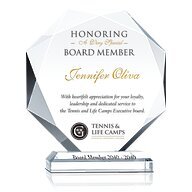 Crystal Board of Director Recognition Awards