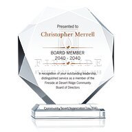 Crystal Board of Director Recognition Awards