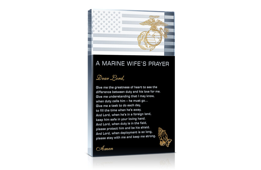 Marine Prayer Plaque