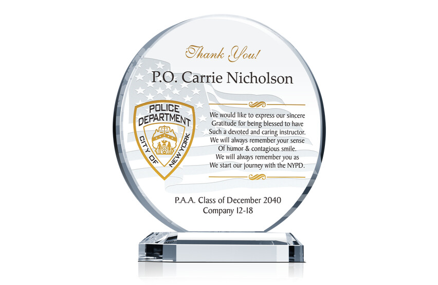 Police Officer Graduation Gift