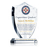 Shield Police Graduation Gift | Crystal Central